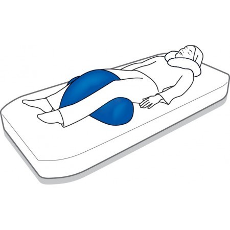 Cojín de posicionamiento cilíndrico con arco abductor